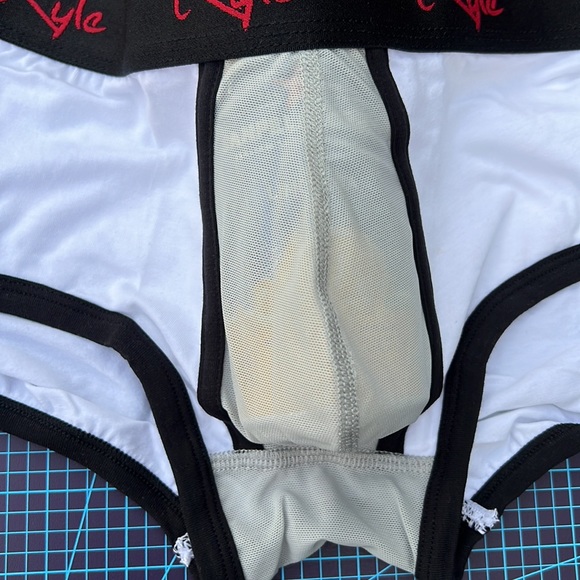 Kyle | Underwear & Socks | Nwt S Kyle Briefs Athletic Mesh Sheer Pouch ...
